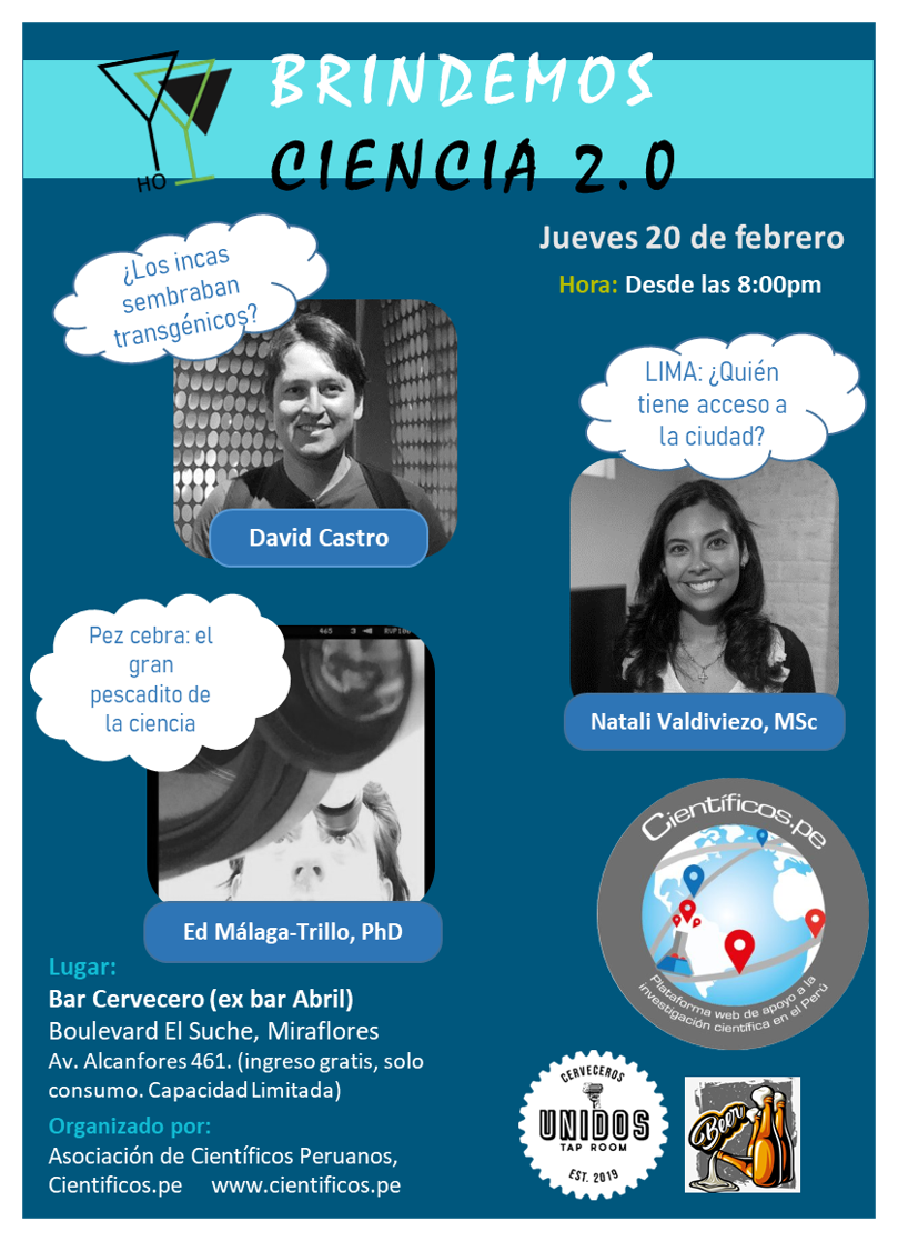 Poster-vertical-Brindemos-Ciencia2.0 | Científicos.pe, Cientificos Peruanos